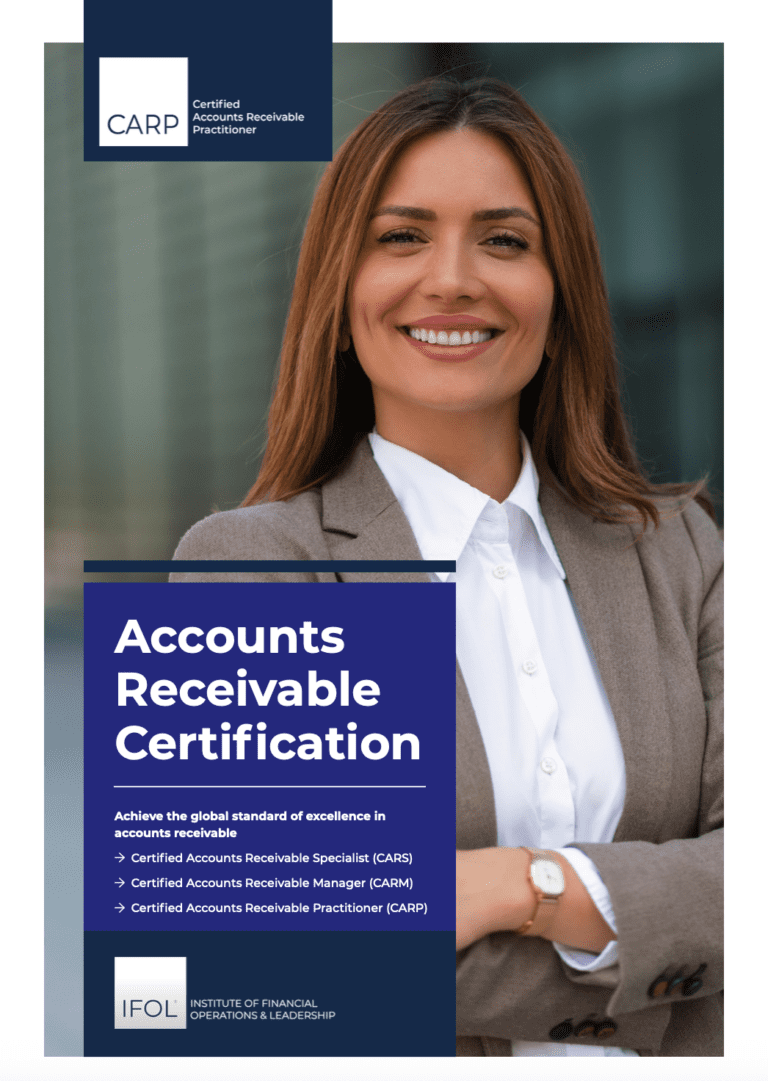 Accounts Receivable Practitioner Certification (CARP) From IFOL - 100% ...