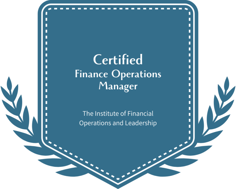 Finance Operations Manager Certification (CFOM) From IFOL - 100% online ...