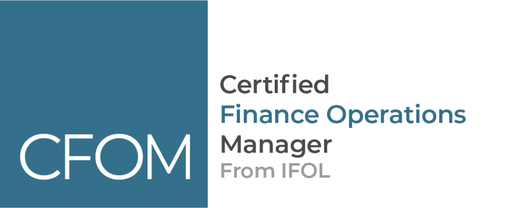 Finance Operations Manager Certification (CFOM) - Institute of ...